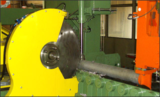 Aluminium billet saw by SERMAS